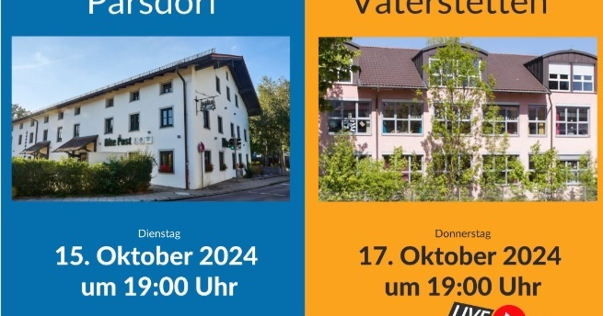 Bürgerversammlungen 2024 | Gemeinde Vaterstetten